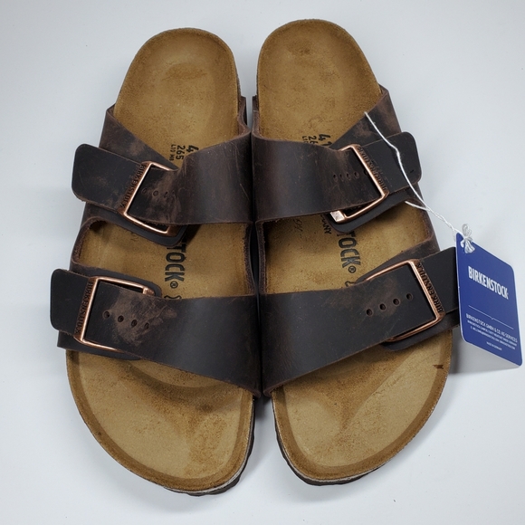 Birkenstock | Shoes | New Birkenstock Arizona Habana Leather Sandal ...